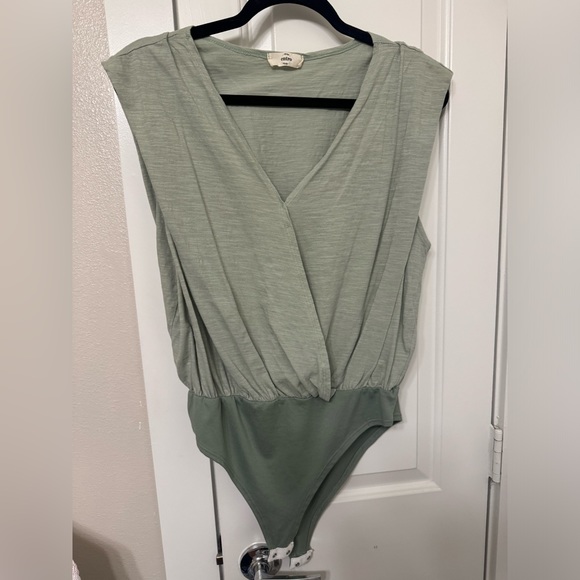entro | Tops | Entro Green Bodysuit | Poshmark